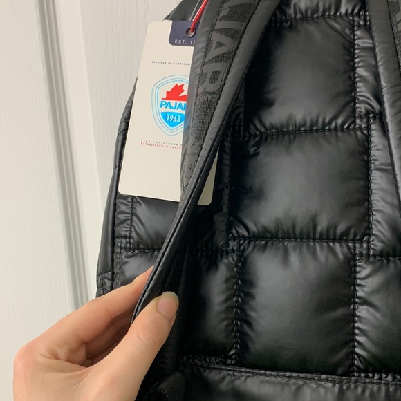 Pajar | Bags | Pajar Black Quilted Puffer Backpack | Poshmark